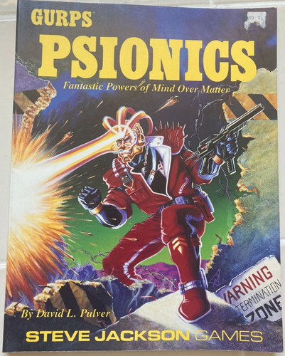 GURPS Psionics (1st Ed.) by David Pulver - Steve Jackson Games - VG | eBay