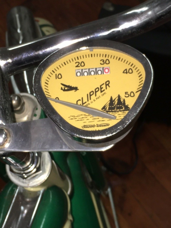 Stewart Warner ALL METAL SPEEDOMETER FOR 26" Schwinn Phantom Cruiser ...