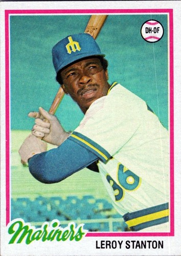 1978 Topps #447 Leroy Stanton Seattle Mariners EX | eBay