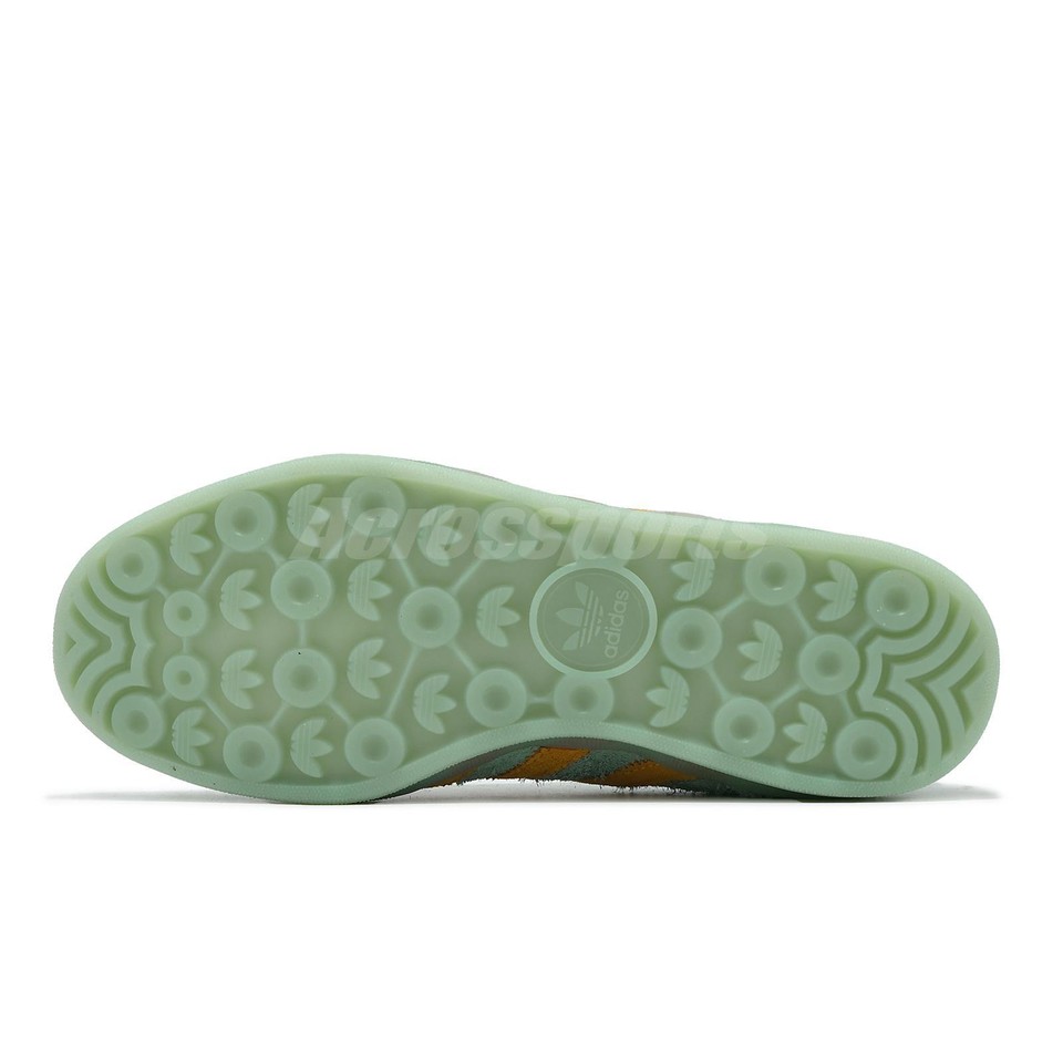 adidas Originals Gazelle Indoor W Hazy Green Crew Yellow Women Casual ...