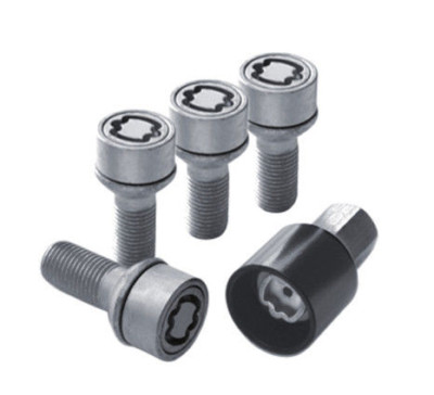 New Genuine Mercedes A-Class C-Class E-Class Locking Wheel Bolt Set ...