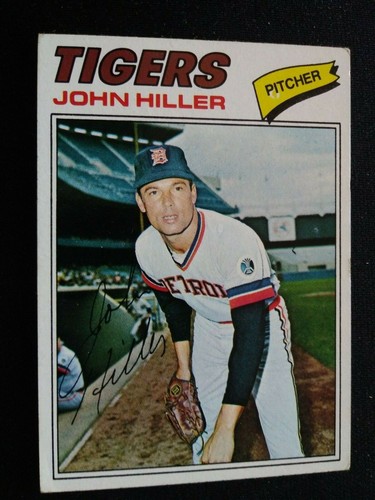 1977 Topps Baseball Card # 595 John Hiller - Detroit Tigers | eBay