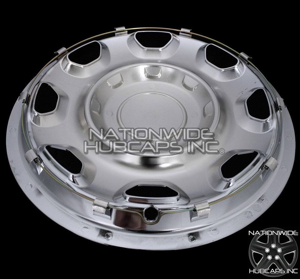 4 Black 2010-2025 for F150 XL 17" Wheel Skins Hub Caps 8 Slot Steel Rim ...