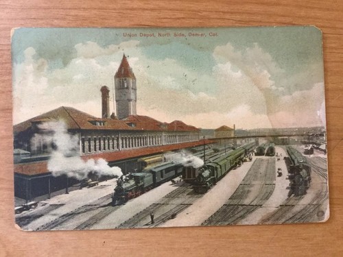 Union Depot North Side Denver Colorado 1908 | eBay