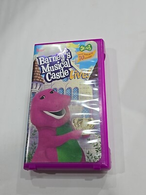 Barney's Musical Castle Live! VHS 2001 Video Tape Sing Along Songs Kids ...