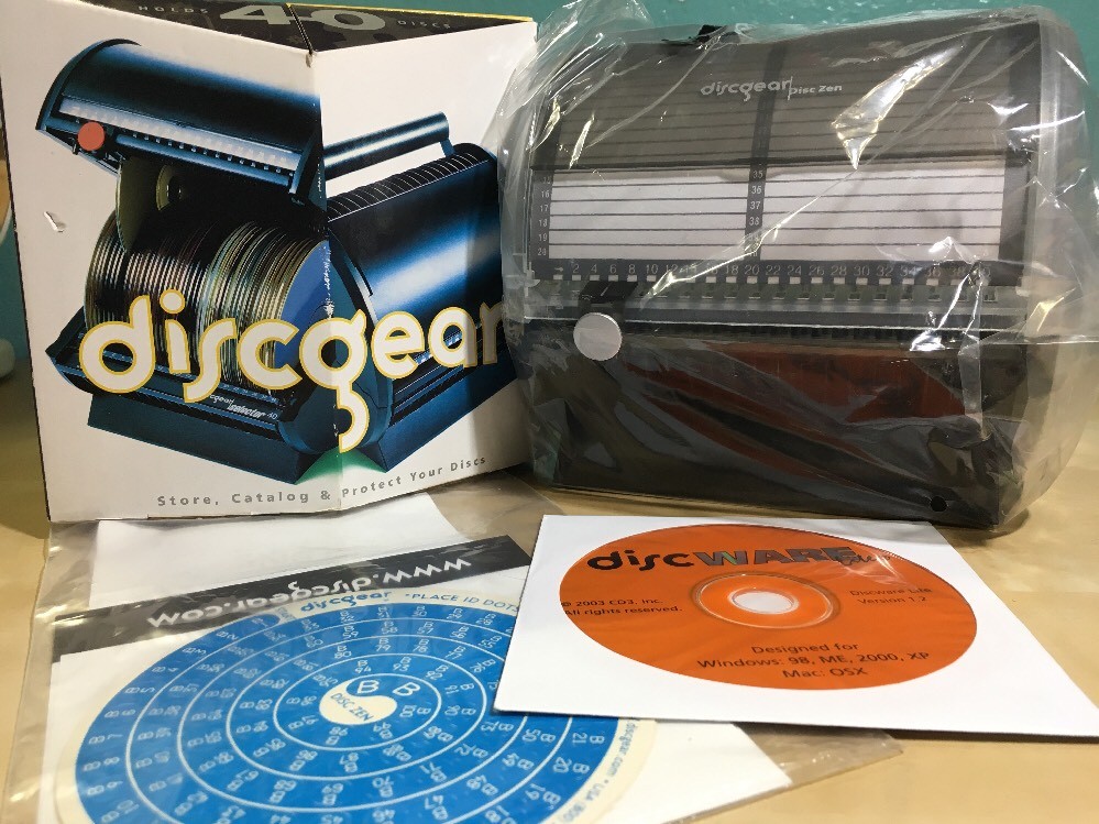 New Discgear Holds 40 Disc Zen, CD Rack Organizer | eBay