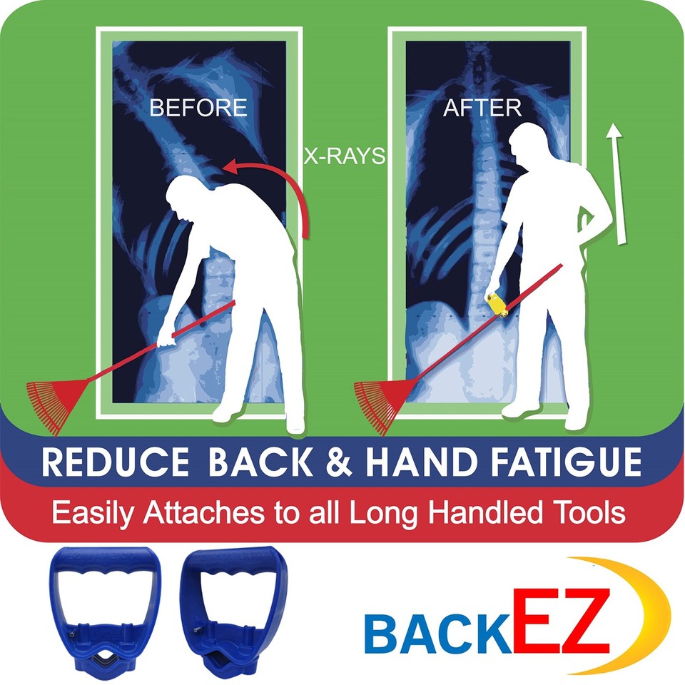 Back-Saving Tool Handle Attachment, EVR-Grip Upgrade, Labor-Saving ...