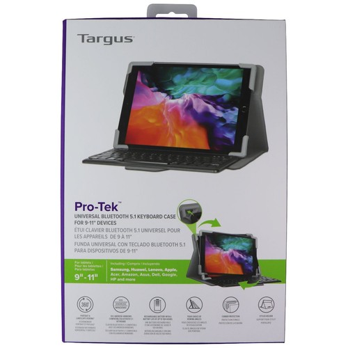 Targus Pro-Tek Universal Bluetooth 5.1 Keyboard Case for 9-11-inch ...