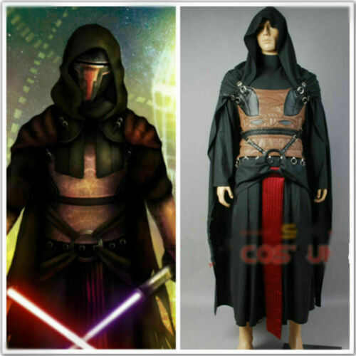 Star Wars Darth Revan Outfit Cape Full Set Custom Made Cosplay Costume ...