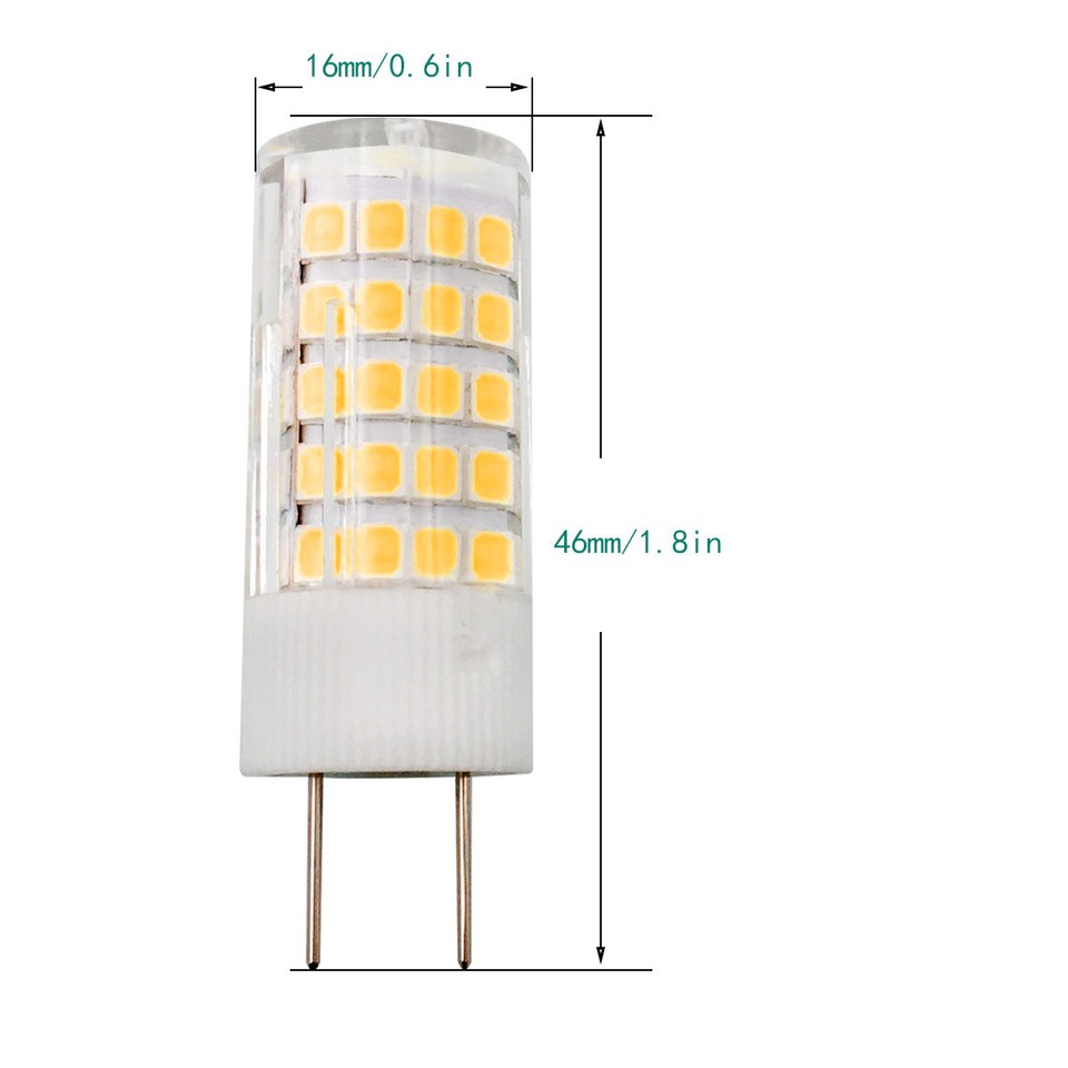 10pcs G8 G8.5 G8.6 Bi-Pin T5 Led Bulb 6W 64-2835 SMD Lamp 110V Ceramics ...