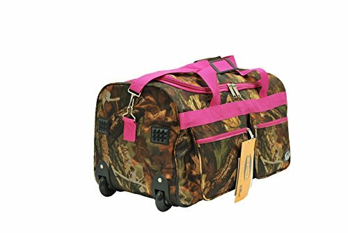 Real Tree Camo Hunting Rolling Duffle Bag in 22"/30"/36" with 3 Colors ...