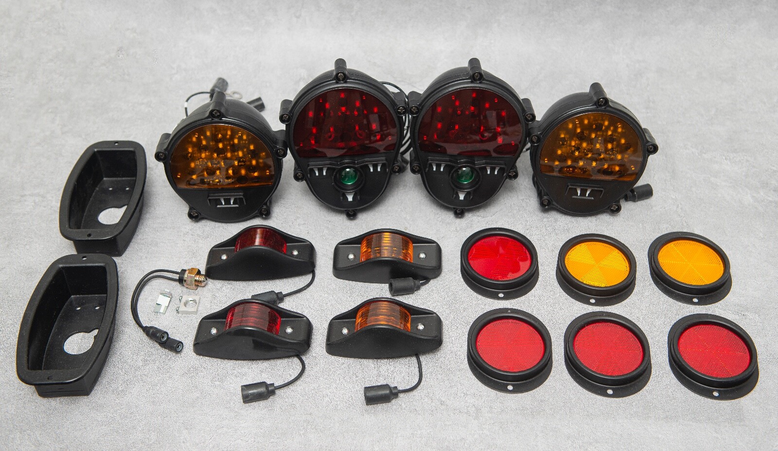 HUMVEE TURN SIGNAL LIGHT KIT W REVERSE LIGHT SWITCH LED 5 Ton 2.5 Ton ...