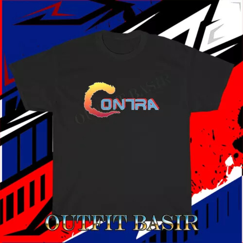 New Contra Video Game Logo T-Shirt T-Shirt Funny | eBay