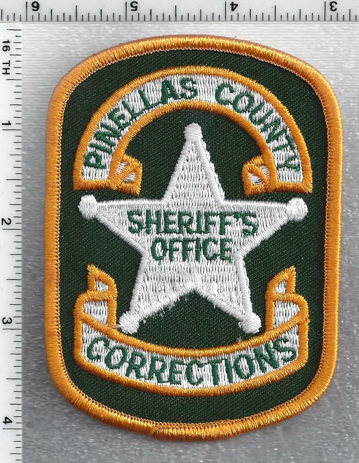 Pinellas County Sheriff's Dept (Florida) 2nd Issue Corrections Shoulder ...