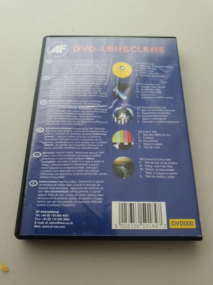 DVD-Lensclene Laser Disc Lens Cleaner | eBay