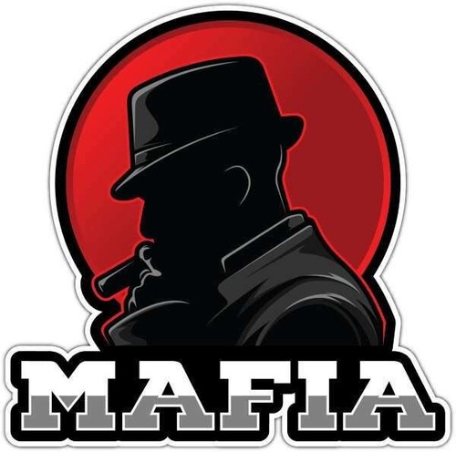 Mafia Gangster Gang Criminal Crime Car Bumper Window Sticker Decal 4.6 ...