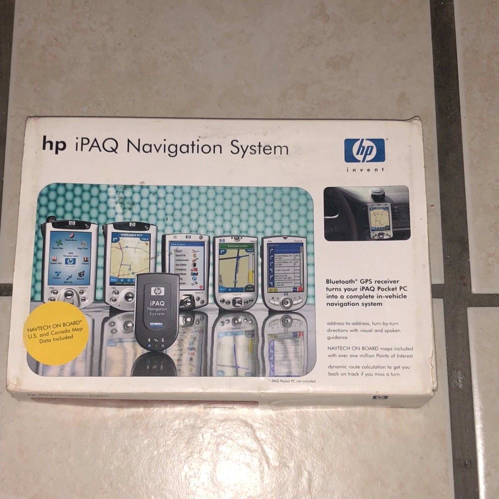 New Boxed HP iPAQ GPS Navigation System for Bluetooth Enabled Devices ...
