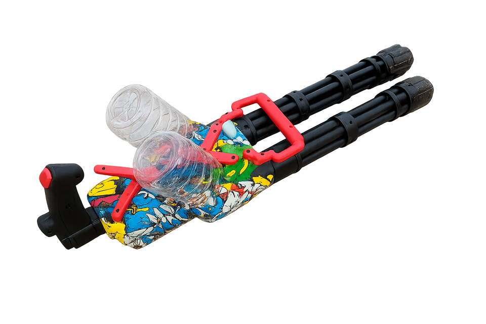 Minigun Water Ball Gel Blaster Toy Automatic Gun With Battery New ...