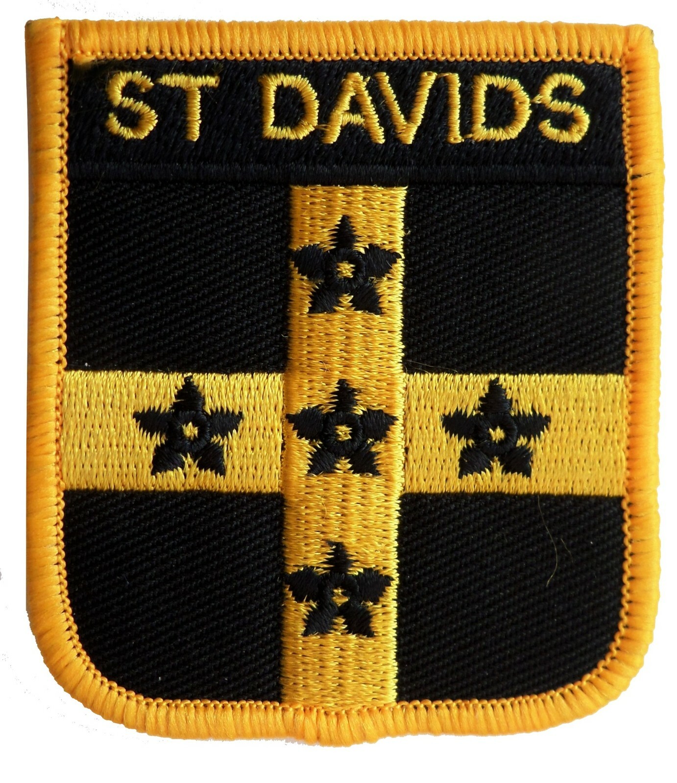 St Davids Wales Shield Embroidered Patch | eBay UK
