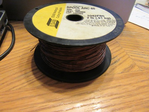 ER70S-2 .035 MIG 1 lb 10 oz Steel Welding Wire Spool Blue ESAB spool ...