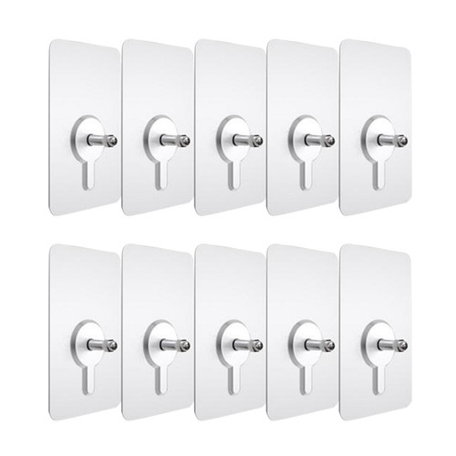 10 Pcs No Trace Screw Sticker Damage Wall Picture Hangers Drywall | eBay