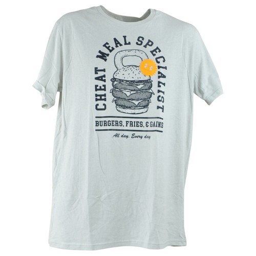 Under Armour Brand Cheat Meal Athletes Logo Adults Men Gray Tshirt Tee ...