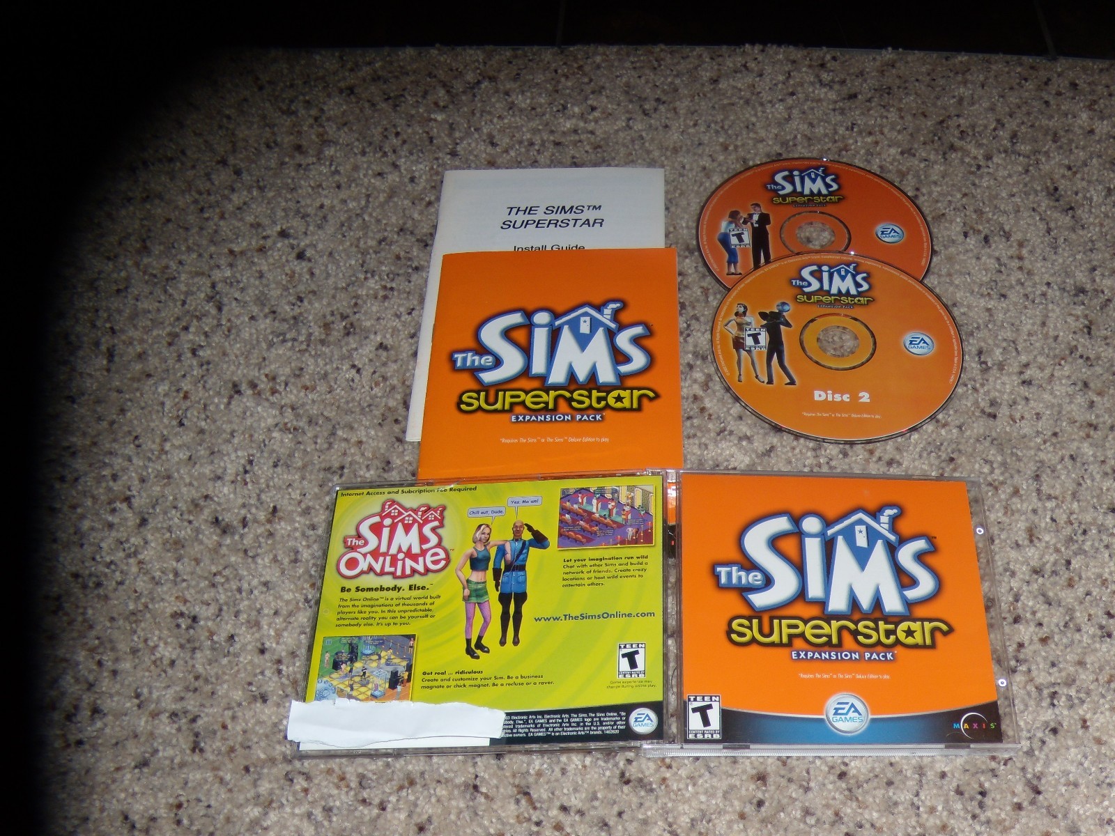 The Sims Superstar Expansion Pack (PC, 2003) Game with manual & key | eBay