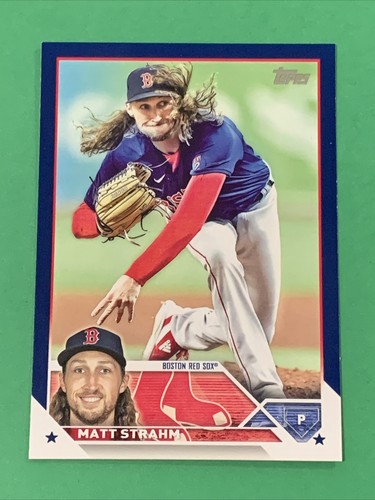 2023 Topps Series 1 Matt Strahm Royal Blue #283 Boston Red Sox | eBay