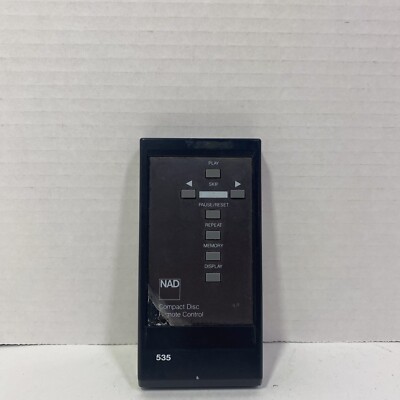 NAD 535 Remote Control for Compact Disc CD Player Tested & Working | eBay