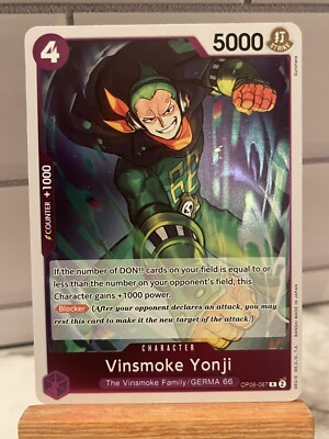 Vinsmoke Yonji One Piece Card Game Wings of the Captain NM Eng OP06-067 ...