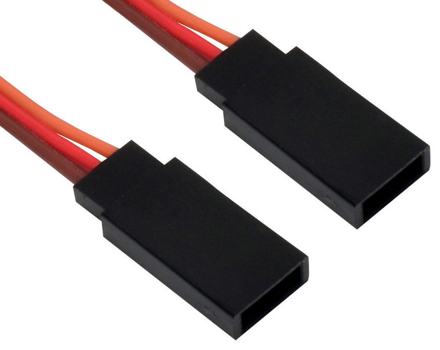 Apex RC Products JR Style 24" / 600mm Servo Y Harness - 3 Pack #1035 | eBay