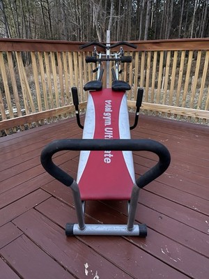Total Gym ULTIMATE Total Workout Ab Crunch, Pilates Bar, Dip Bars, Wing ...