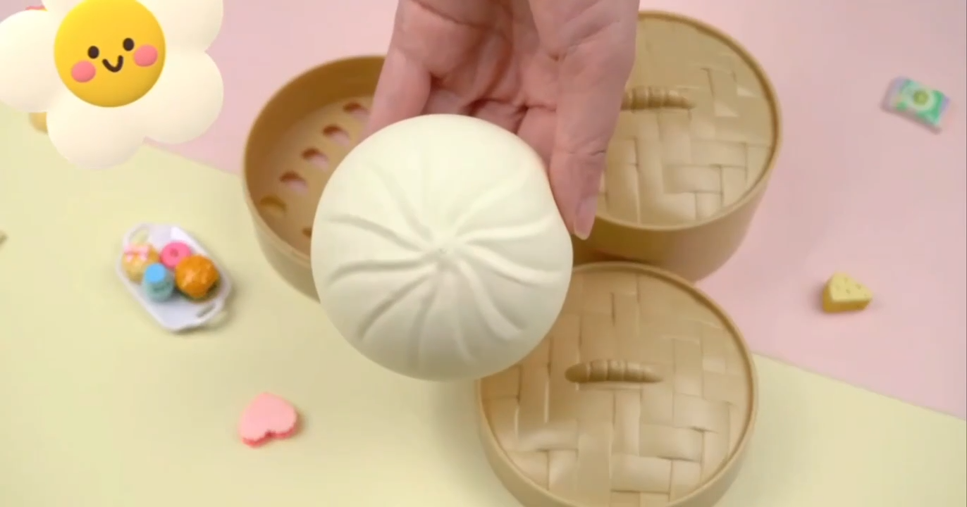 Random Squishy Dumpling Squishy Glitter ,Dumpling Squishy Toy with ...