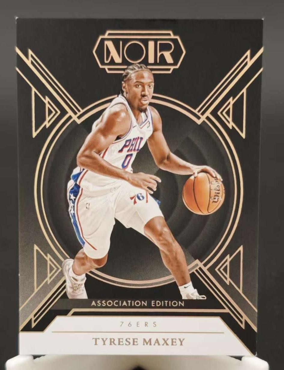 Tyrese Maxey 2024 Noir #6 Base Association Edition - International Holo ...