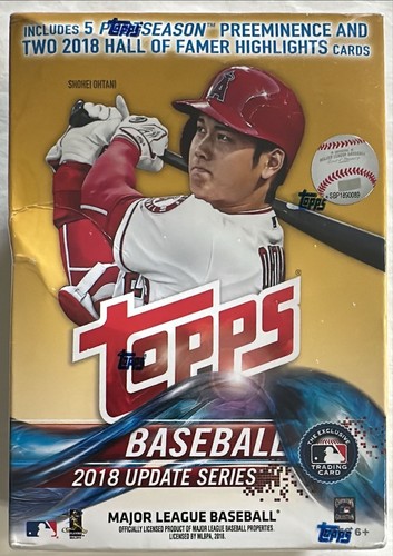 2018 Topps Update Series MLB Baseball Blaster Box New Factory Sealed E ...