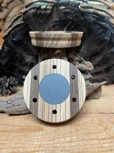 1-Easy Grip Profiled Laminated ZBW Double-Sided Turkey Call Pot No ...