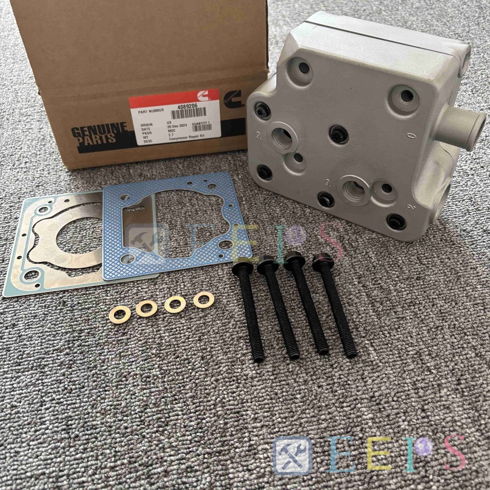 OEM Air Brake Compressor Cylinder Head Fits For Cummins ISX 4089206 ...