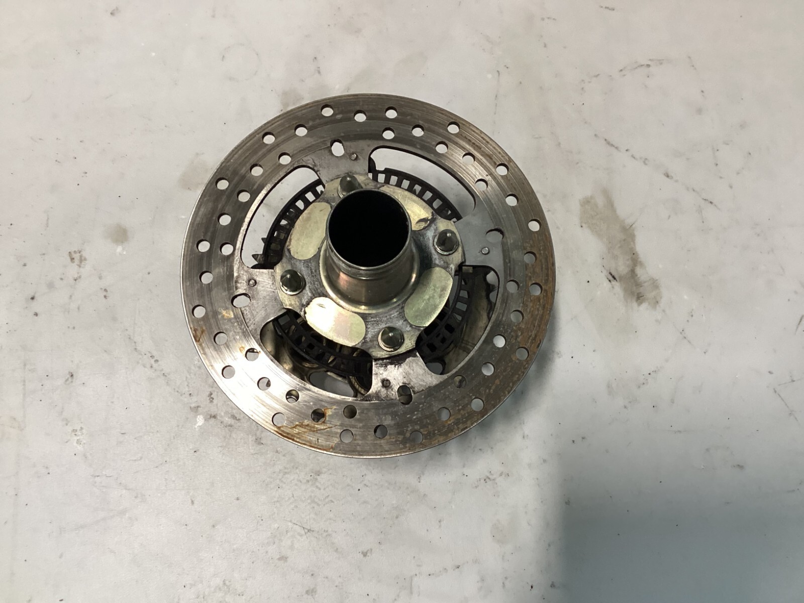 12-17 Ducati Panigale 1199 1299 WHEEL HUB SPROCKET REAR SPINDLE ROTOR ...