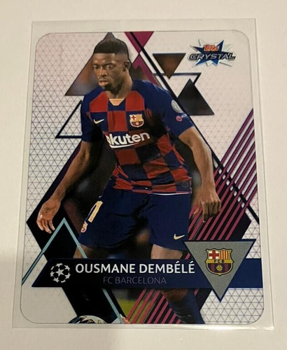Carte Card Carta Ousmane DEMBELE FC Barcelona France TOPPS CRYSTAL 2019 ...