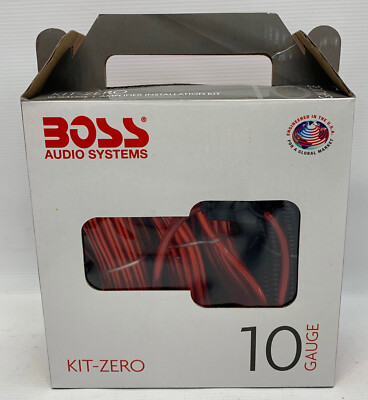 1000W Complete 10 GAUGE Car Amp Boss Amplifier Cable Subwoofer Wiring ...