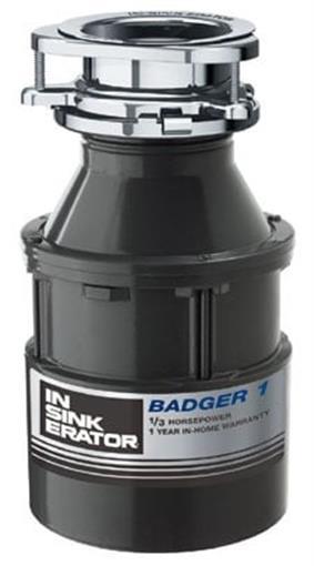 In-sink-erator Badger 1 Sink Garbage Disposer BADGER 1 802654624720 | eBay