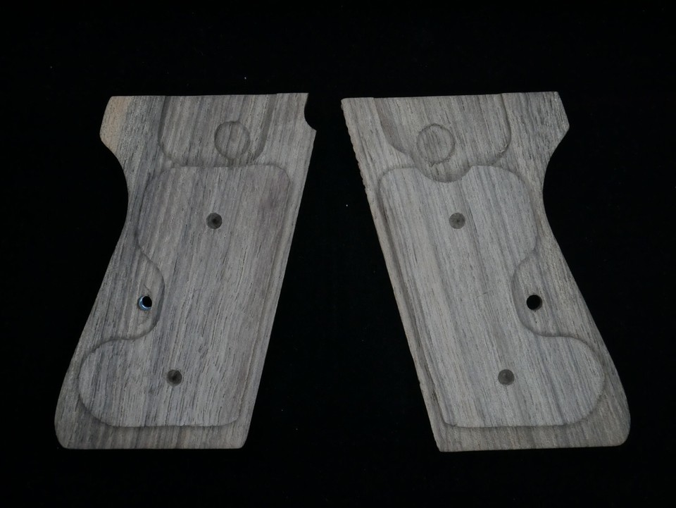 CUSTOM MADE WALNUT WOOD GRIPS FITS WALTHER & S&W PPK/S *MULTI-TEXTURE ...