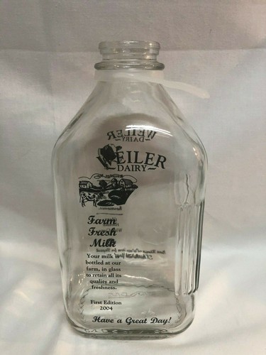 Weiler Dairy - Rutledge, MO 1/2 Gallon Milk Bottle First Edition 2004 ...