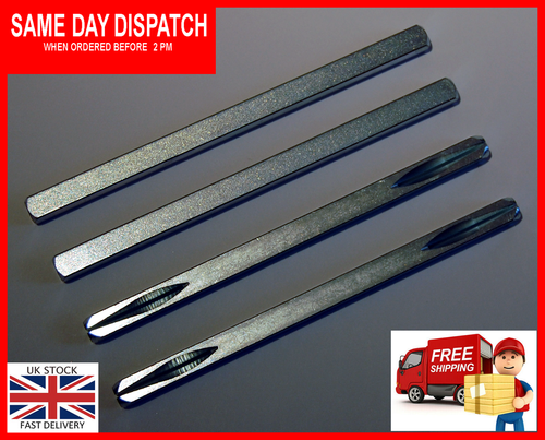 7mm 8mm Replacement Door Spindle Plain Bar Split for Handles and UPVC ...