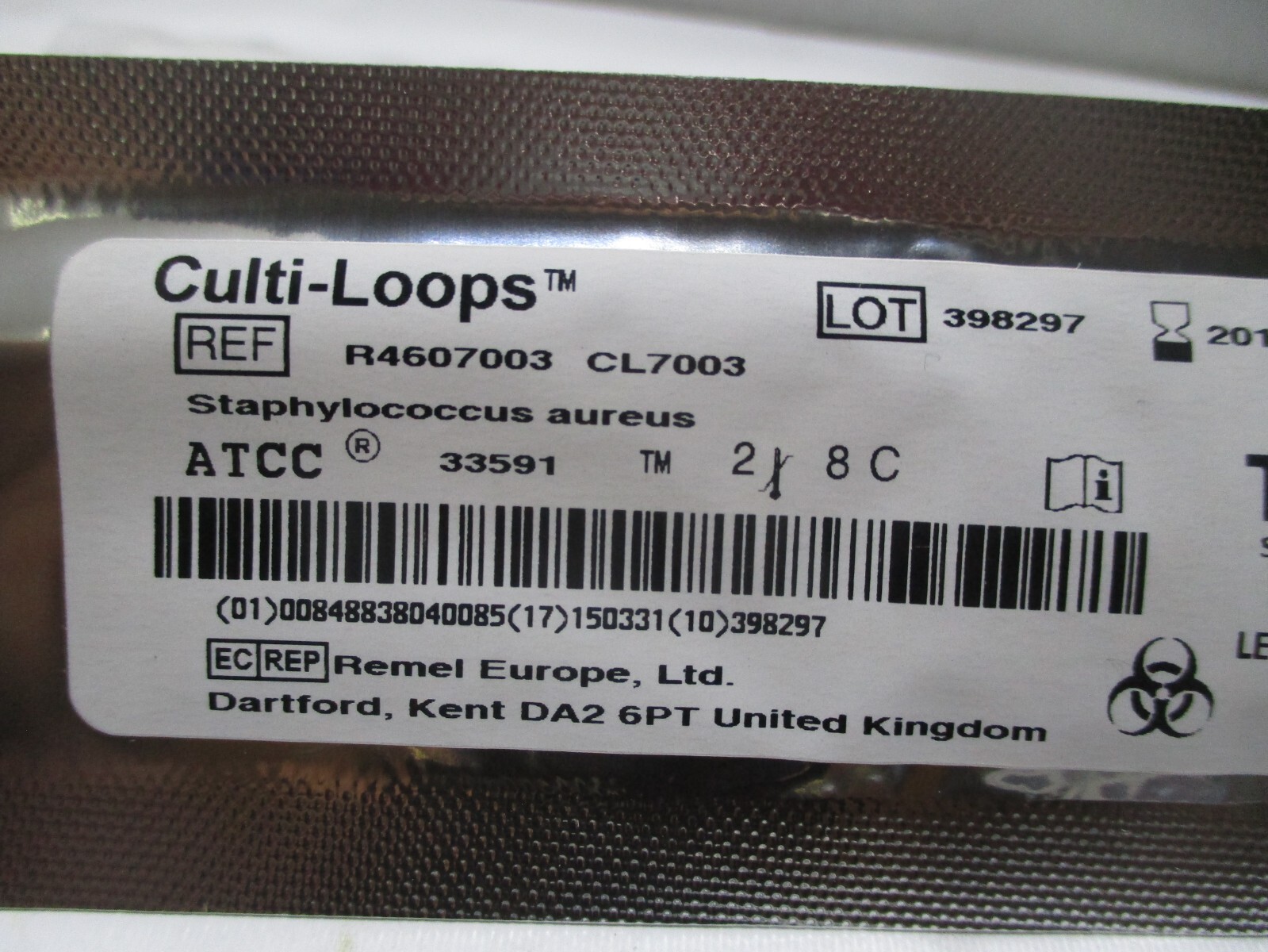 LOT OF 3 Thermo Scientific Culti-Loops R4607003 CL7003 STAPHYLOCOCCUS ...