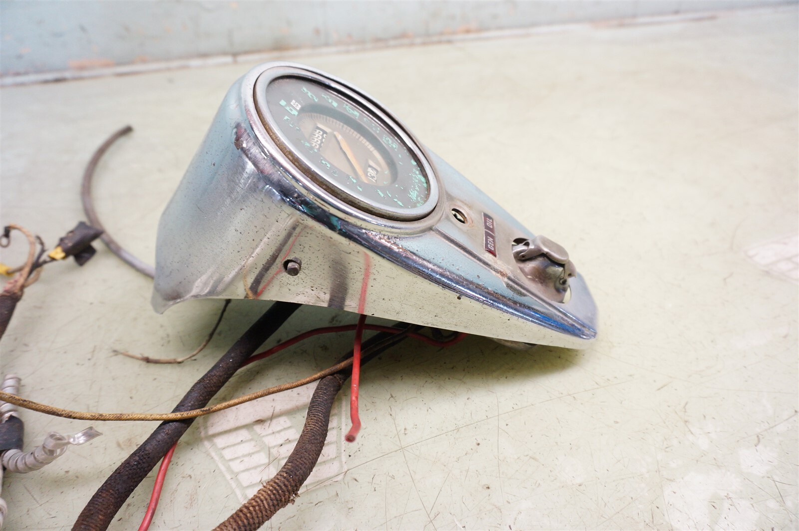 1961 Harley EL FL FLH Panhead Knucklehead Duoglide Duo OEM Speedometer ...