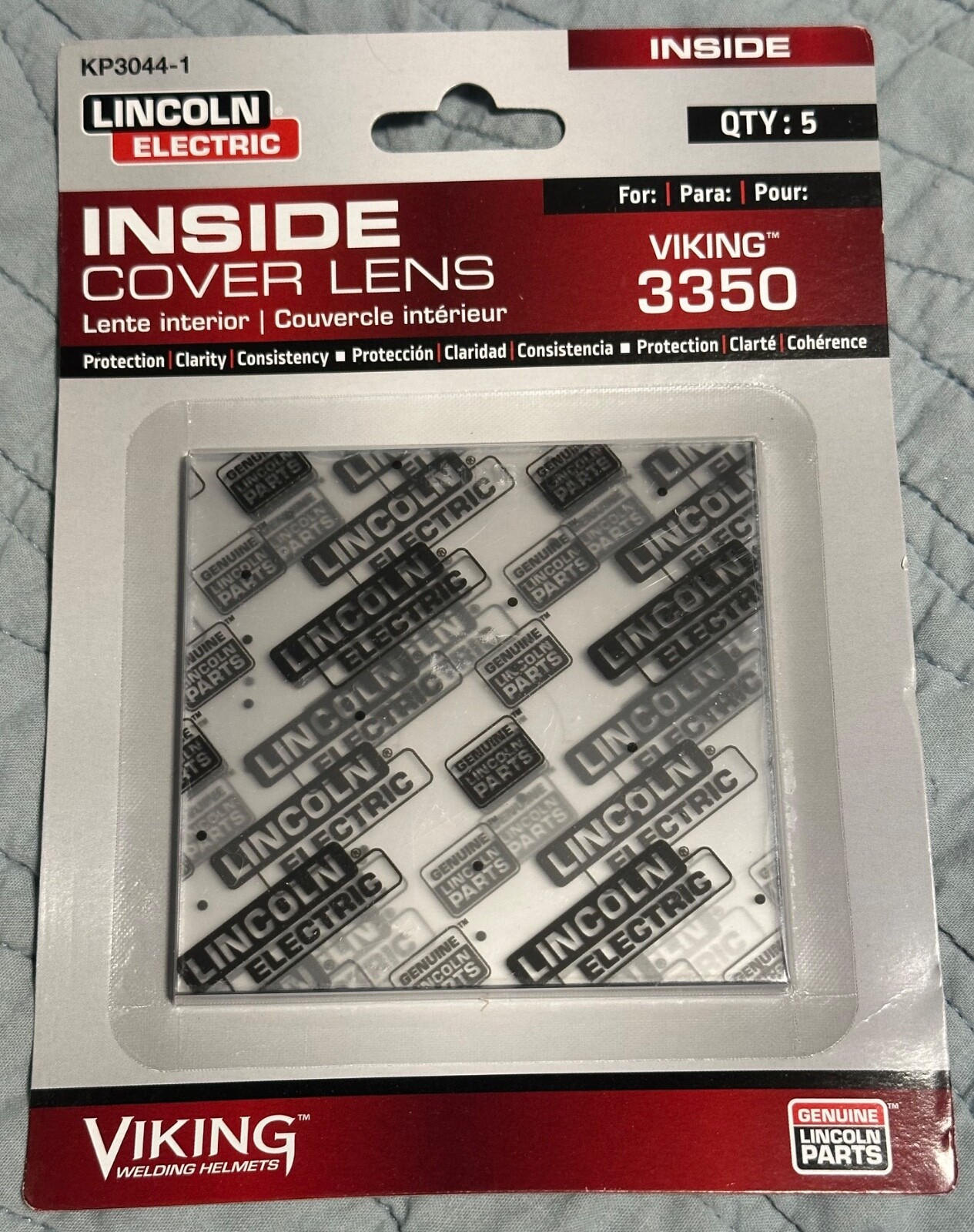 Lincoln Electric KP2898-1 Welding Helmet Cover Plate - Clear (5 Pack ...