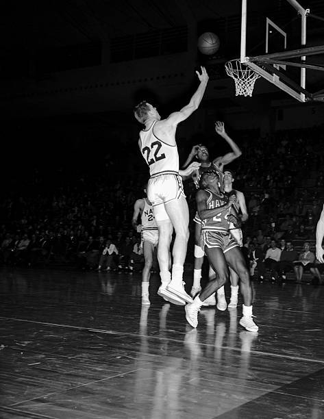 Lee Shaffer Of The Syracuse Nationals Shoots 1960S Old Basketball Photo ...