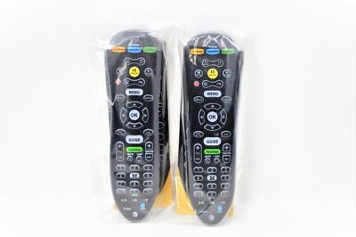 LOT OF 2 AT&T U-Verse S30-S1B Remote Control Backlit W/ Batteries New ...