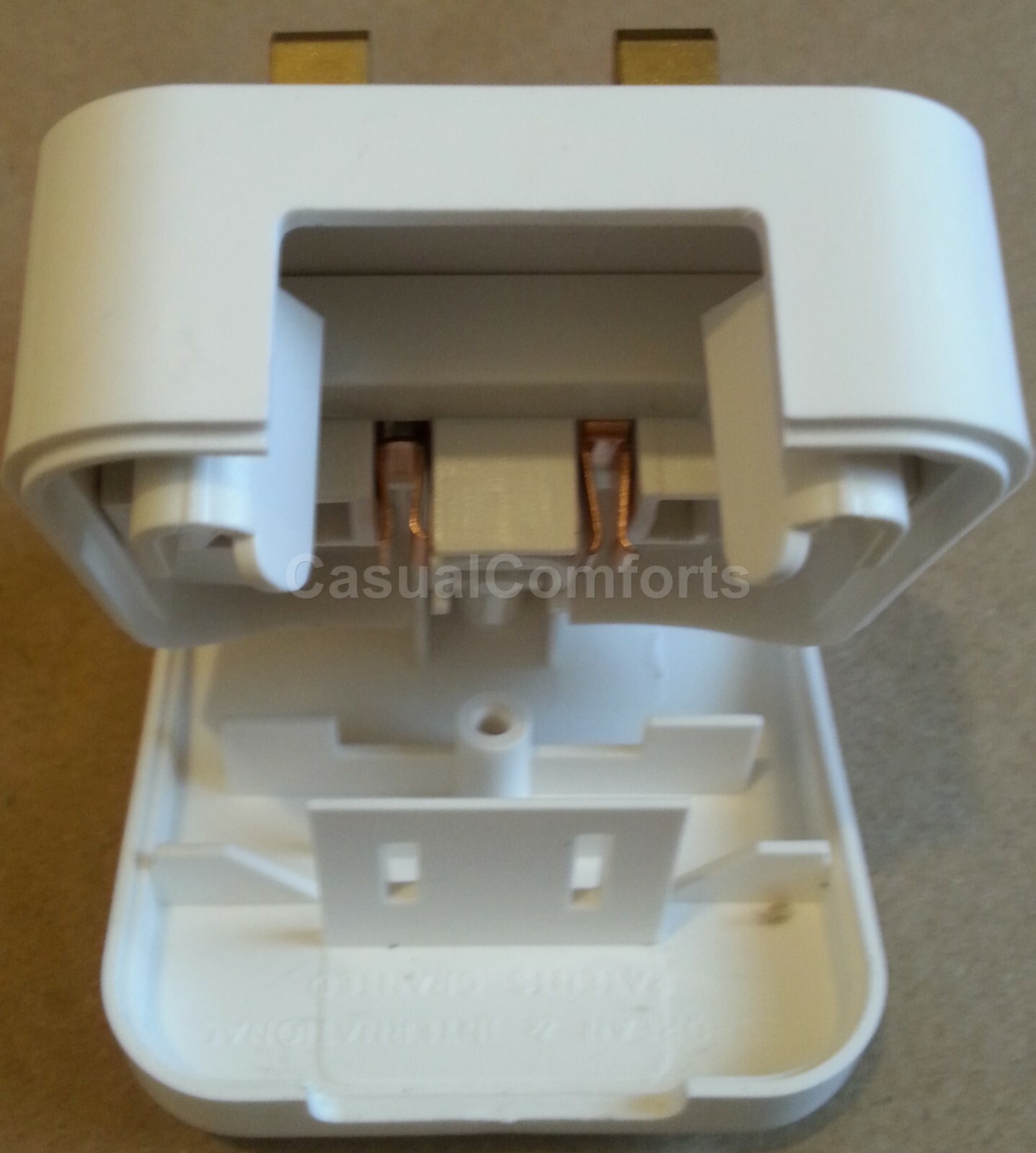 US CANADA JAPAN 2 PIN TO UK AC MAINS POWER 3 PIN 5A FUSED PLUG ADAPTOR ...